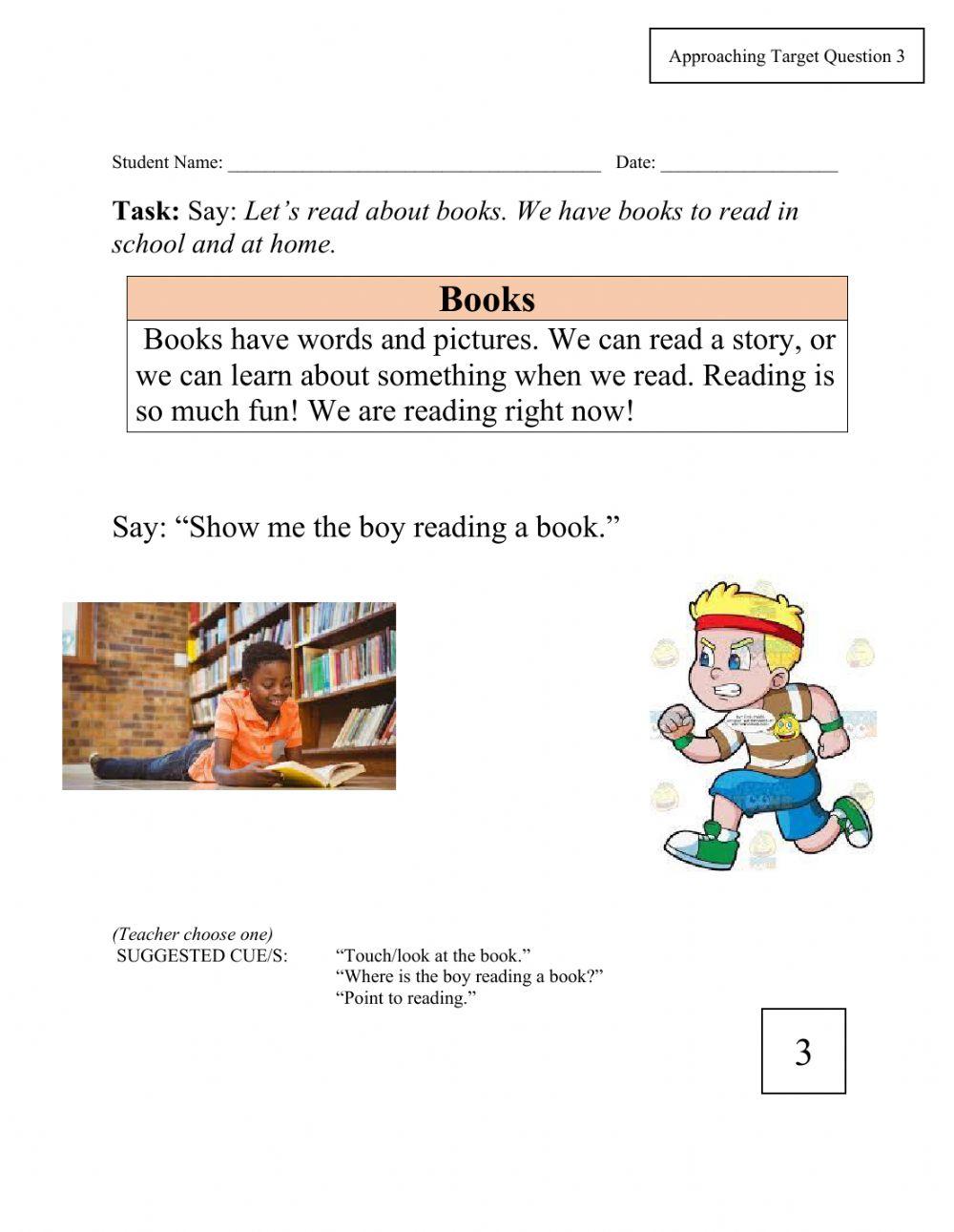 Pretest approaching target worksheet | Live Worksheets