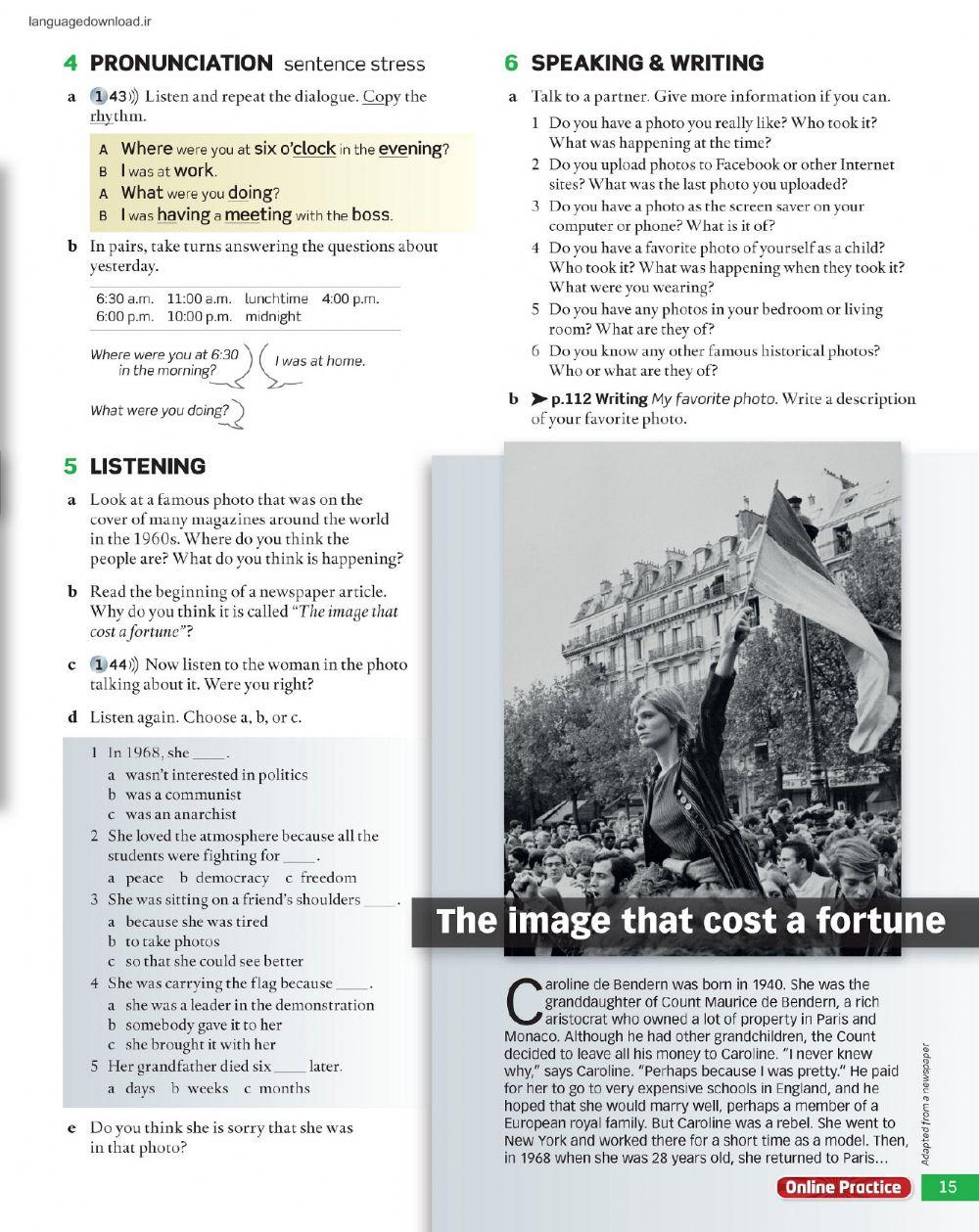 File 2B: Student book, pages 14 - 15 (English 3) online exercise for ...