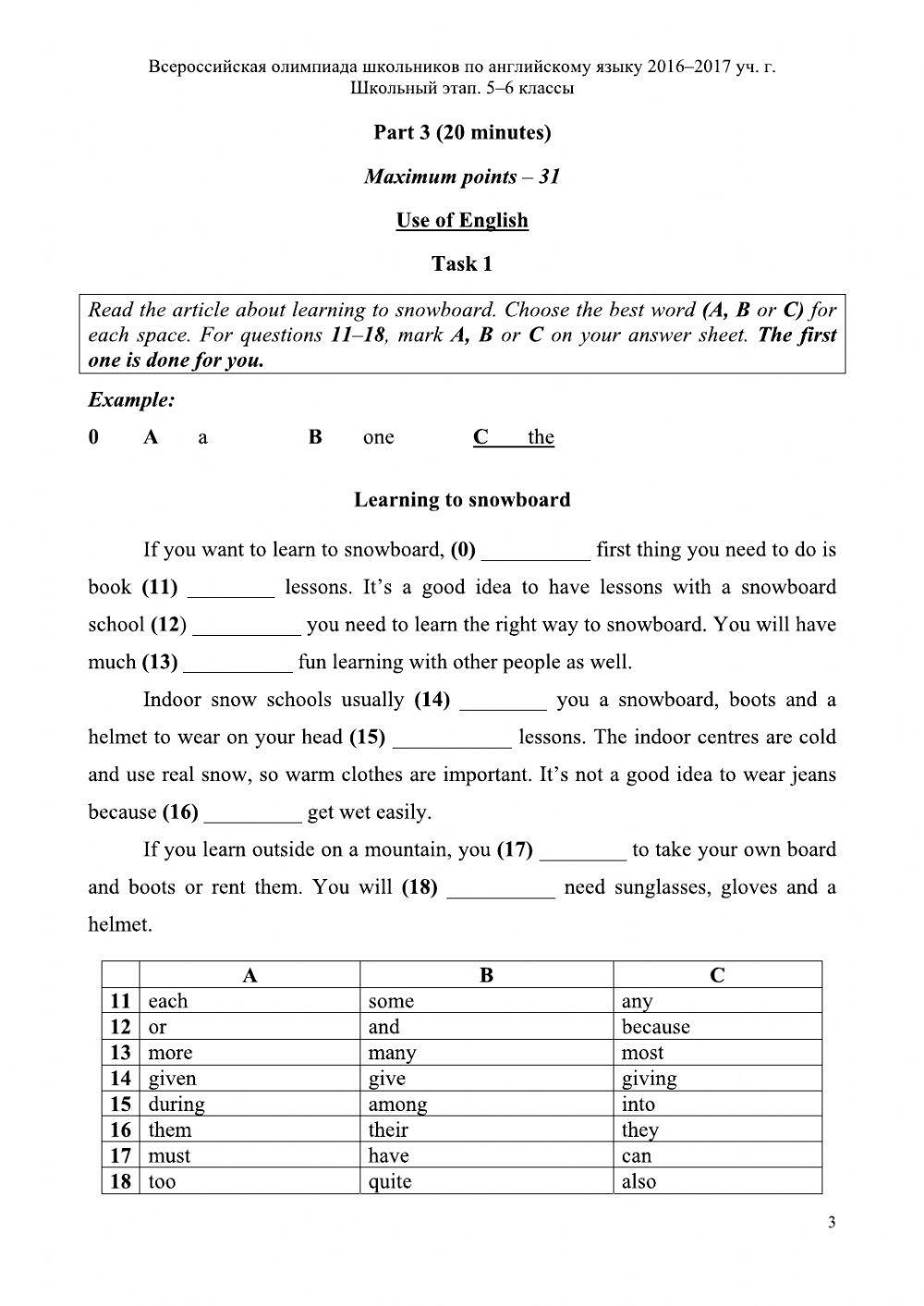 Use of english online pdf worksheet for 5-6 | Live Worksheets