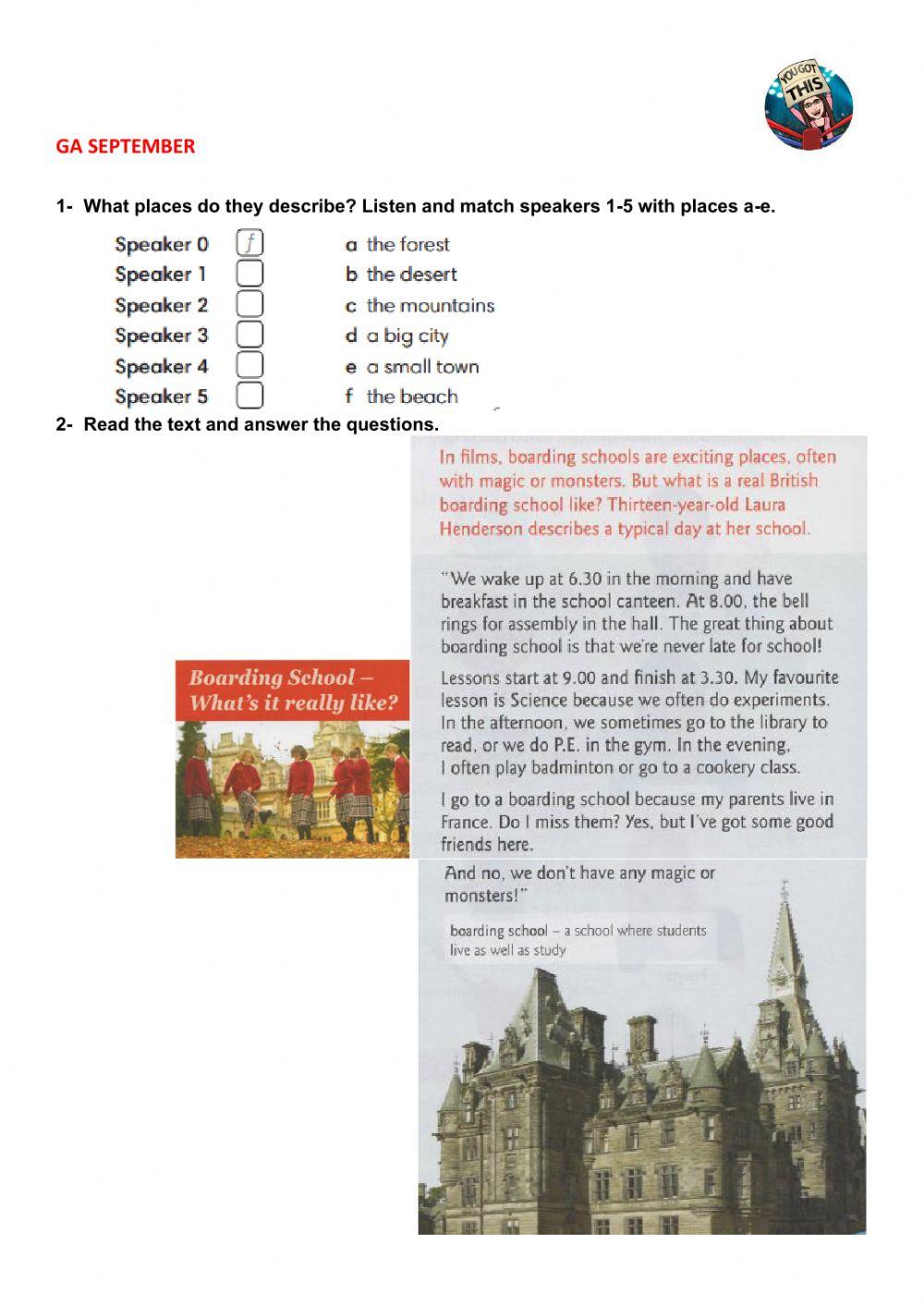 Ga worksheet | Live Worksheets