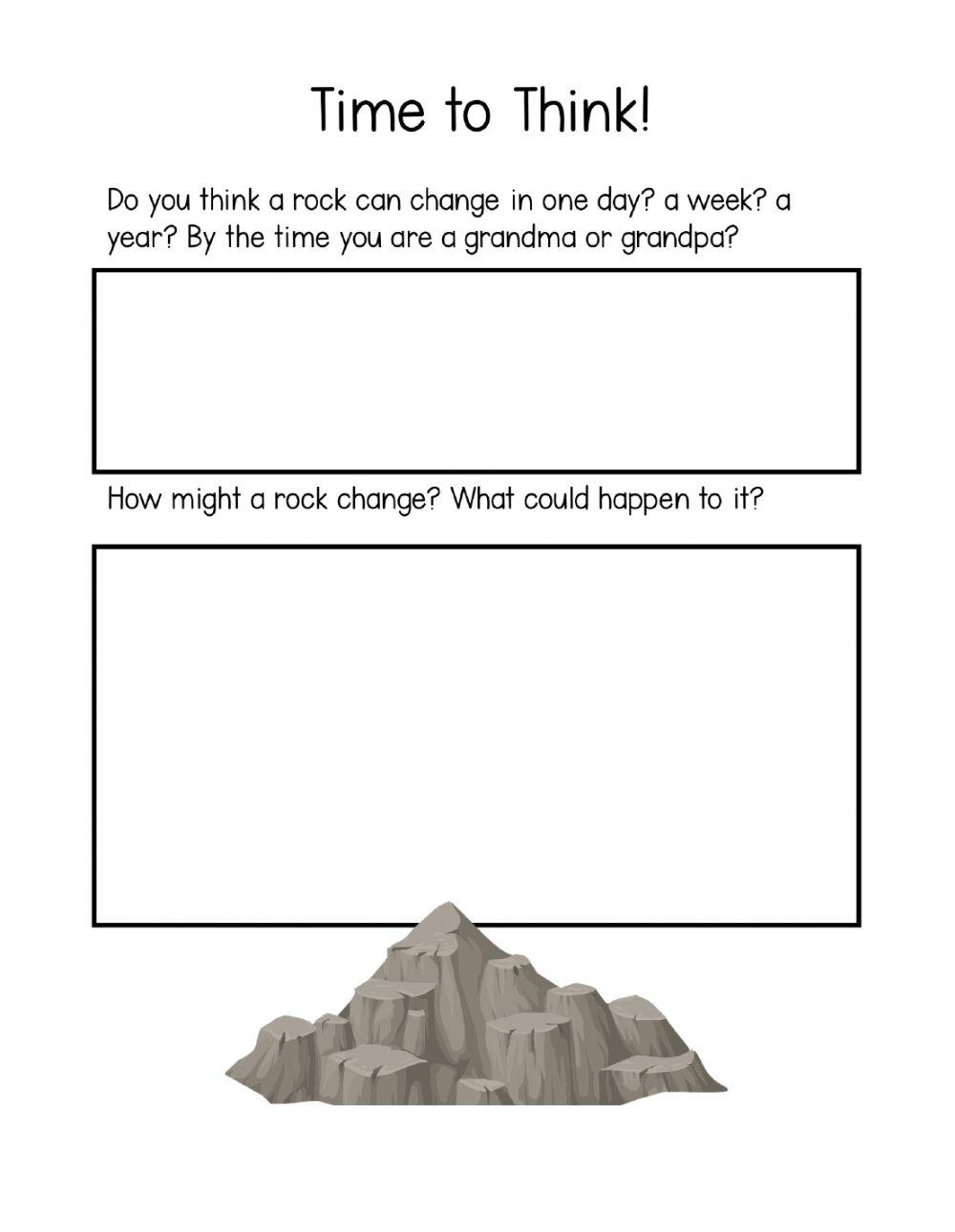 Time to Think Lesson 3 worksheet | Live Worksheets