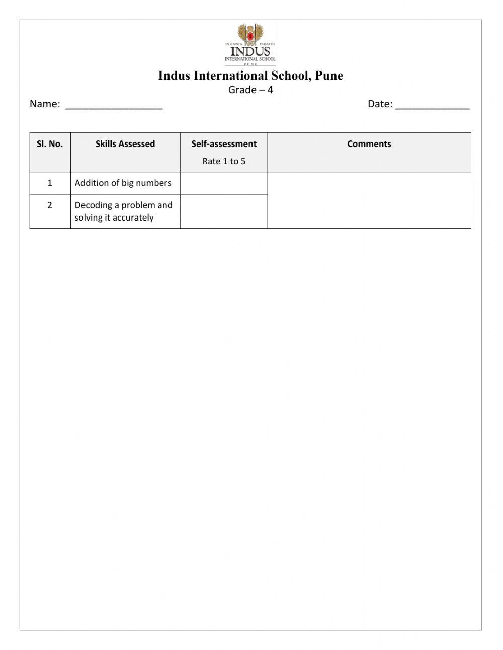 Addition interactive activity for Grade 4 | Live Worksheets