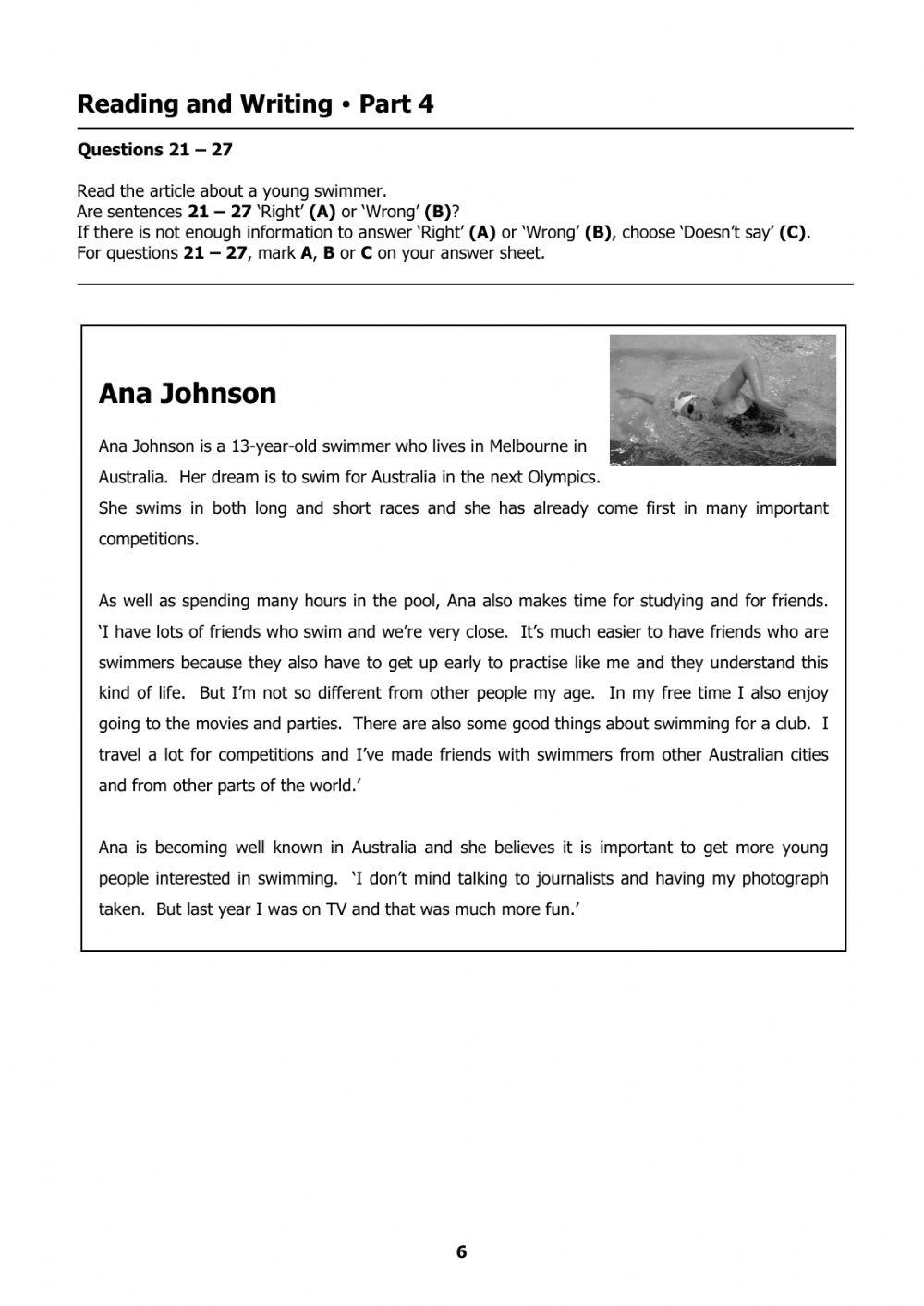 Ket - Reading | Free Interactive Worksheets | 6645707