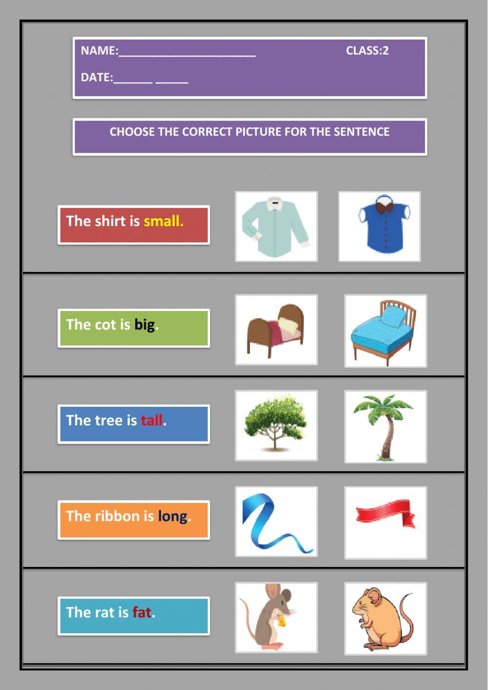 Our sweet home activity | Live Worksheets