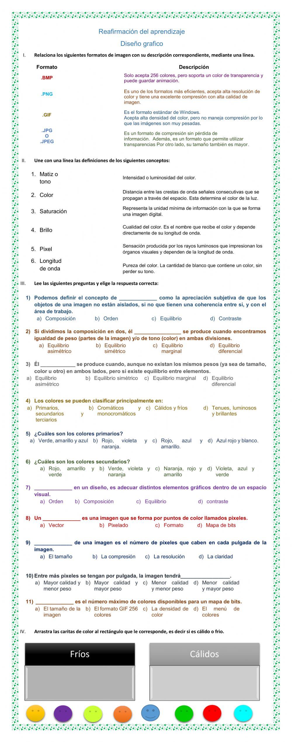 Diseño grafico | Free Interactive Worksheets | 379112