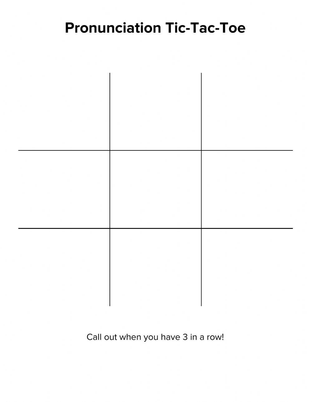 379344 | SB-Pronunciation Tic-Tac-Toe | Fred Koop