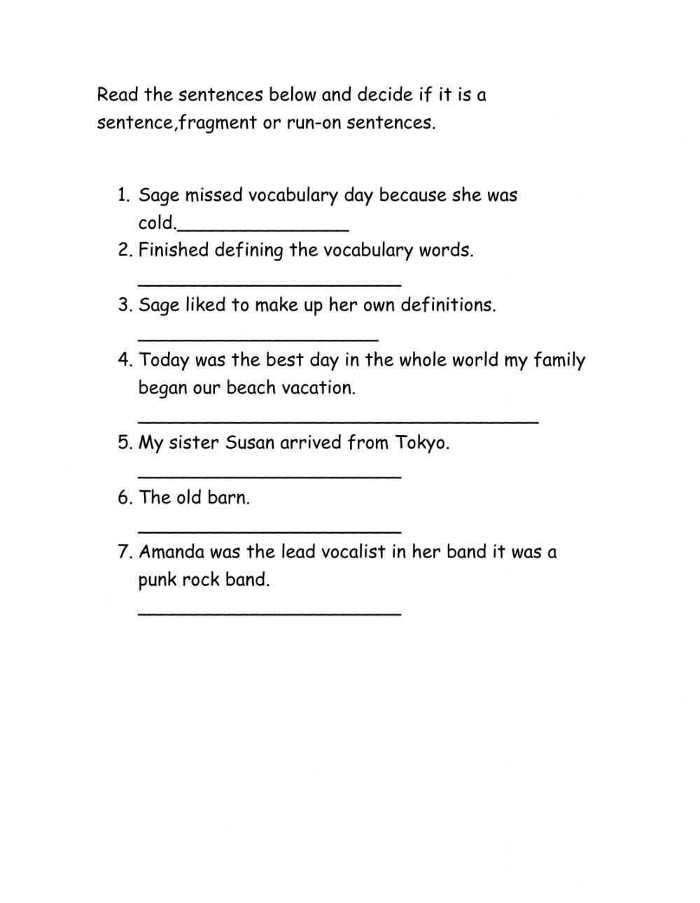 Types Of Sentences Exercise For Grade 5 Live Worksheets Types Of Sentences Exercise For Grade 5 Live Worksheets