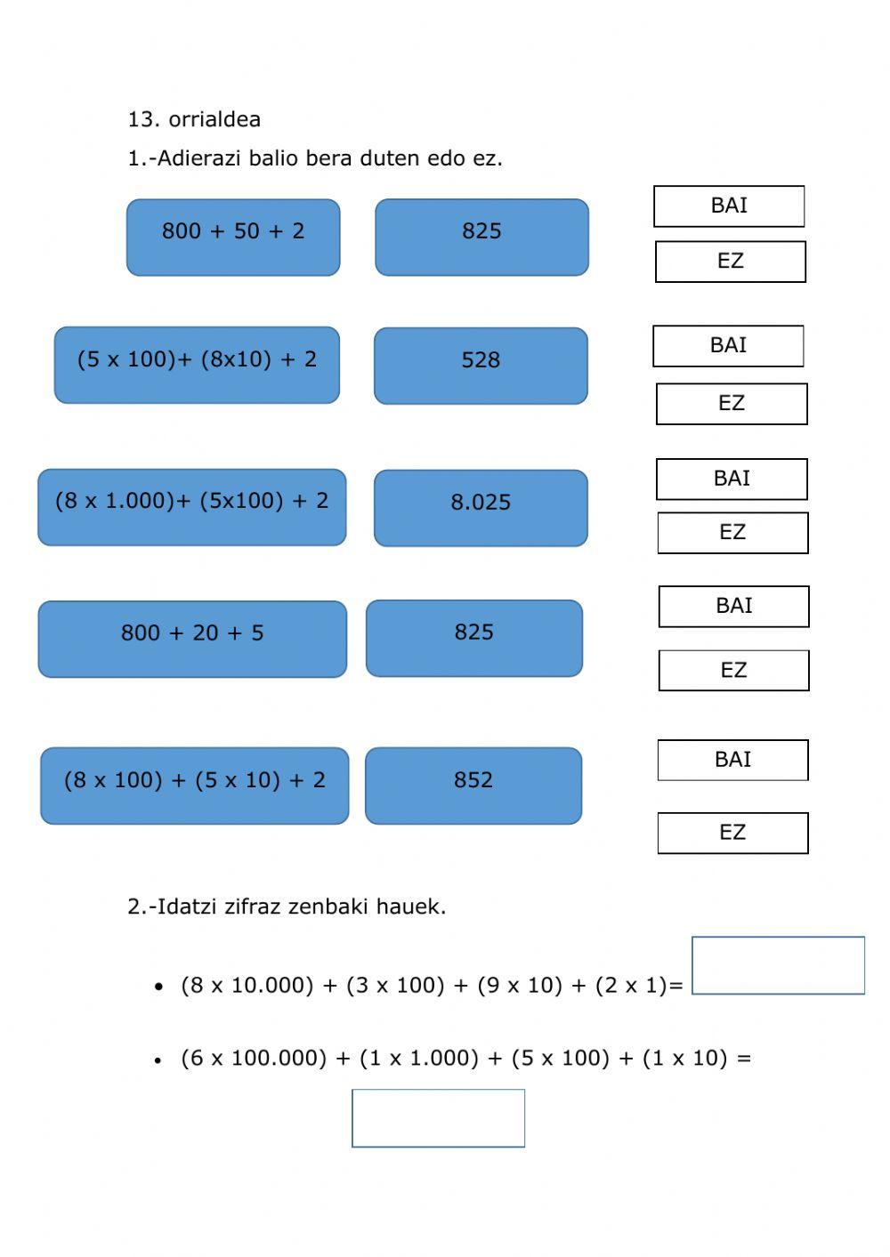 Matematika | Free Interactive Worksheets | 383931