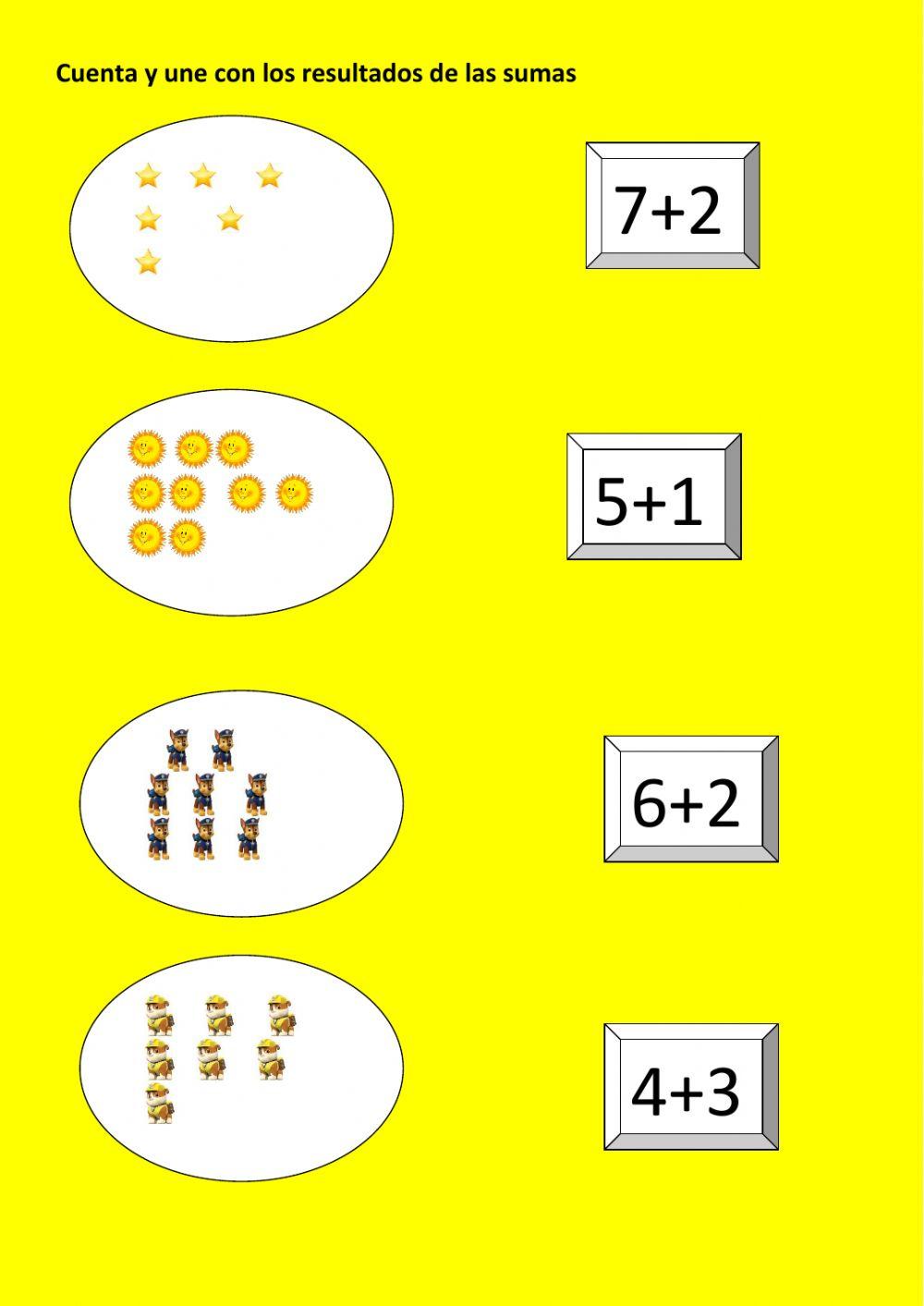 Matemáticas online exercise for 1 | Live Worksheets