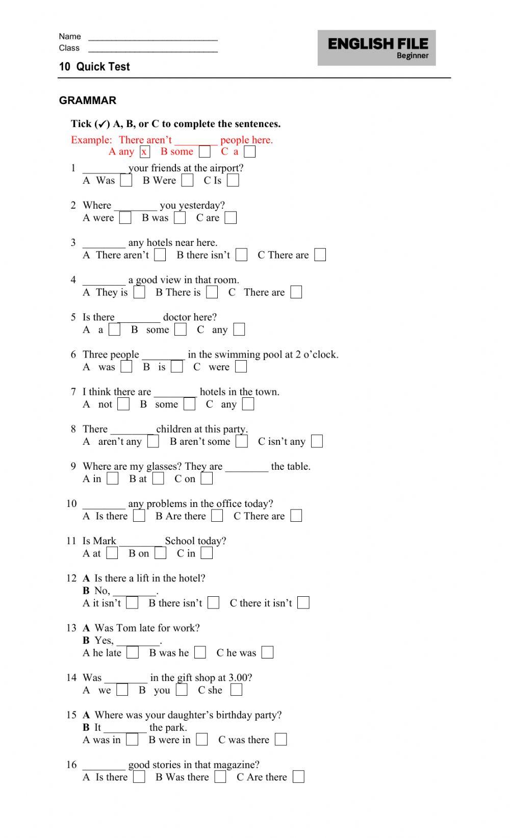 English File Be… | Free Interactive Worksheets | 6077666