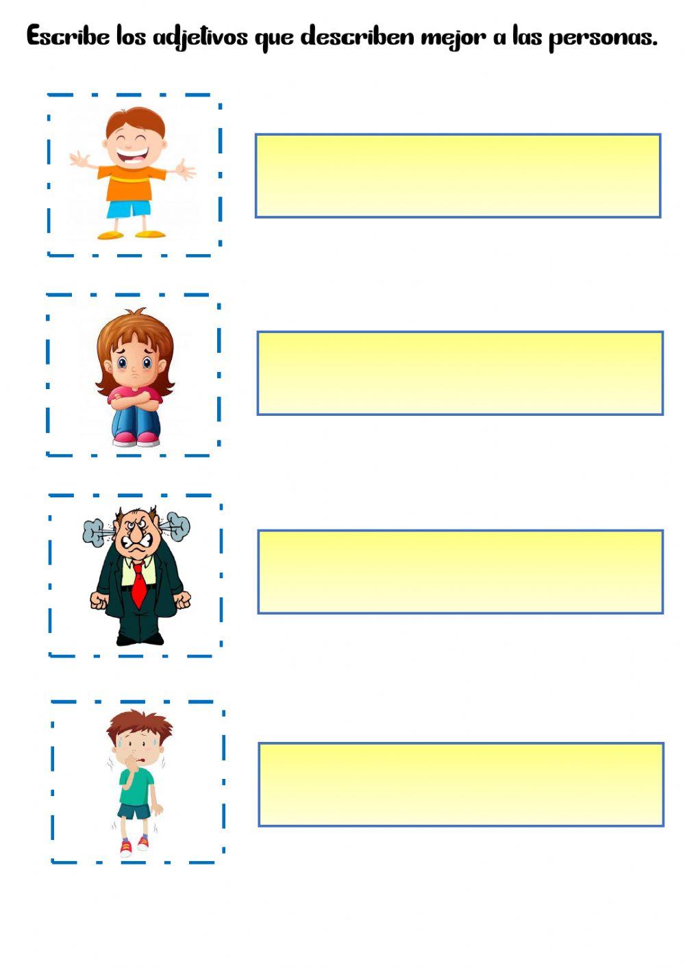 Los Adjetivos Interactive Activity For Segundo De Primaria Live Worksheets