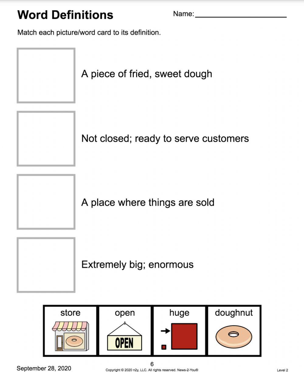 N2Y Vocabulary … | Free Interactive Worksheets | 6078794