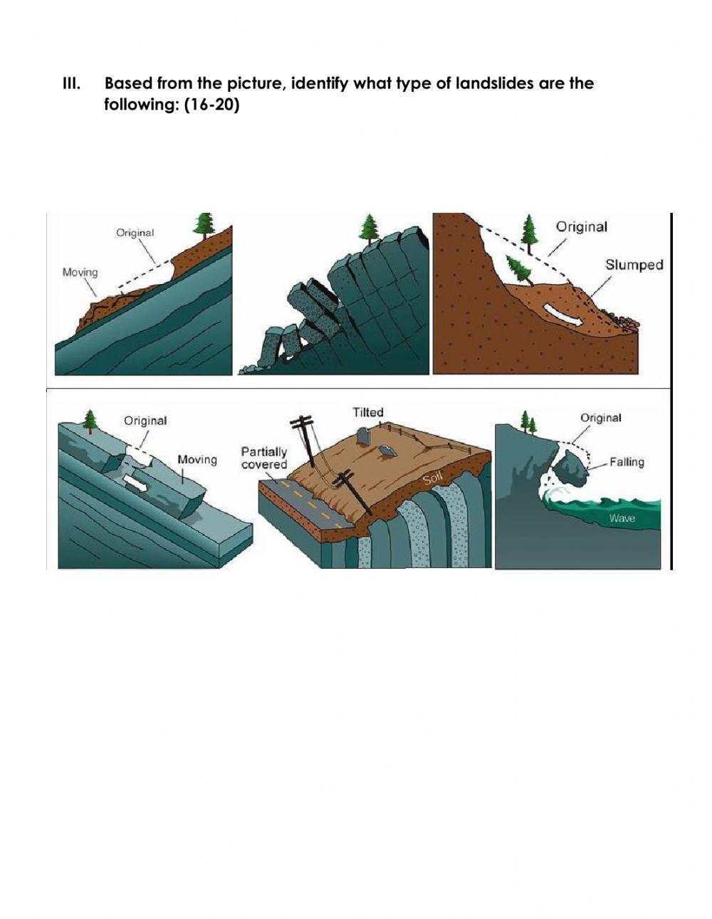 386637 | Lanslides | Julie Ann | LiveWorksheets