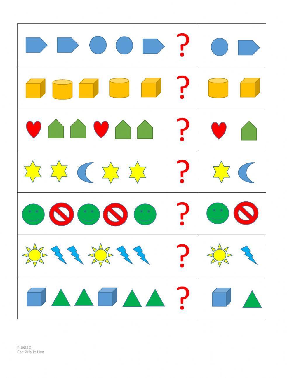 Patterns 389818 | mommy_ang | LiveWorksheets