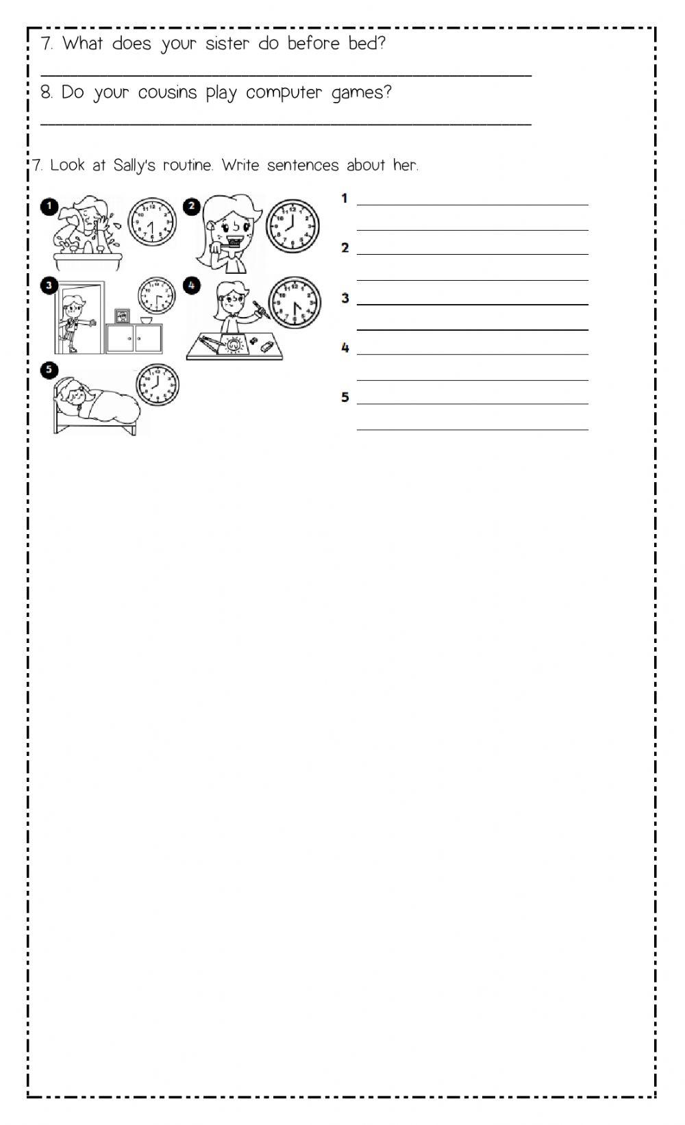 Grammar and VOcabulary online worksheet for 3 | Live Worksheets