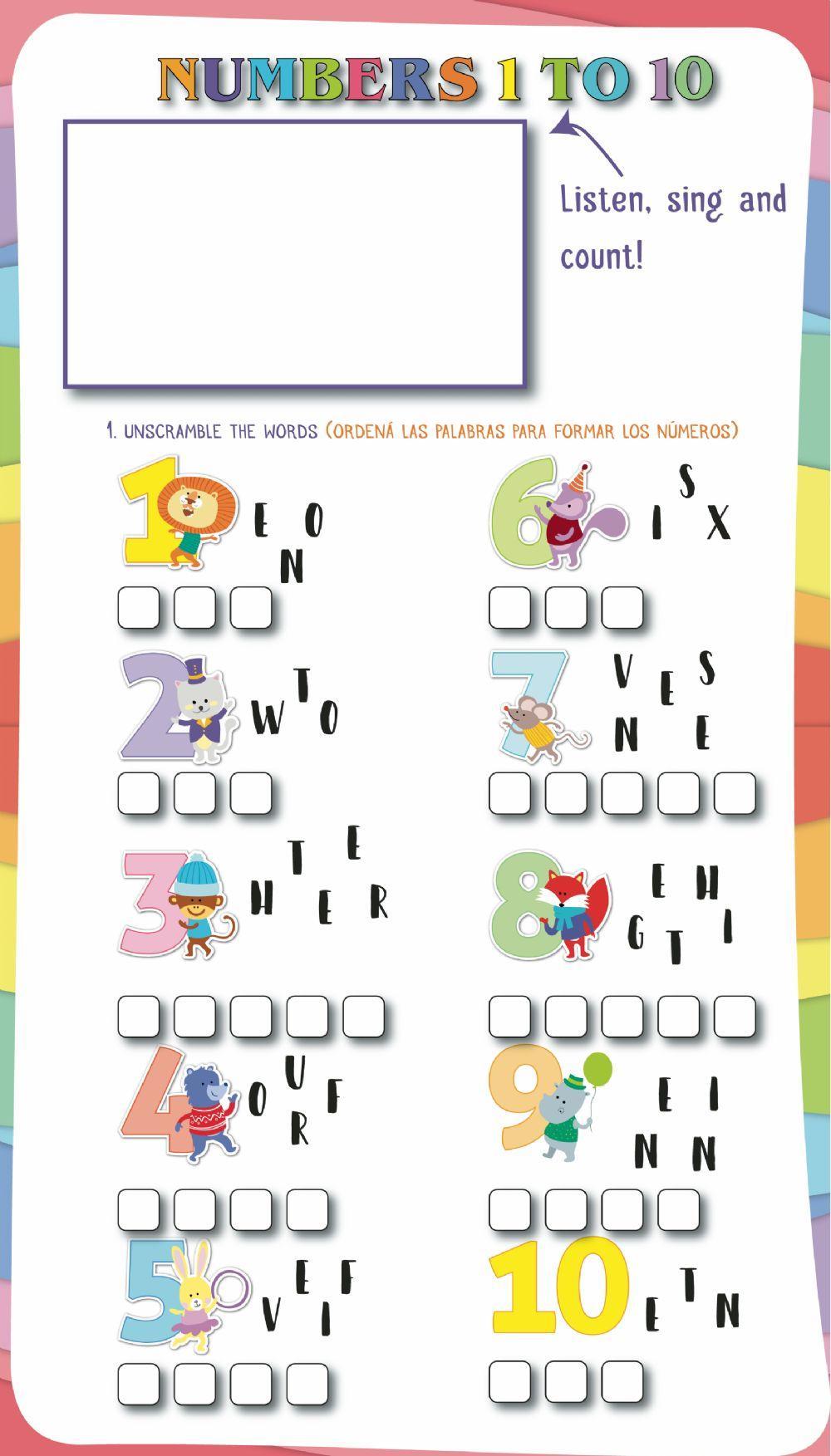 Numbers 1 to 10 free activity | Live Worksheets