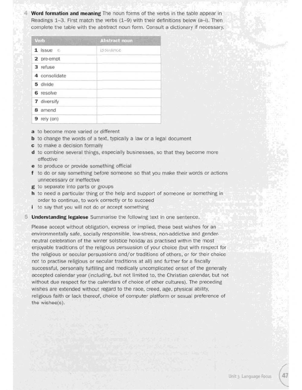 Company Law Lan… | Free Interactive Worksheets | 6083545