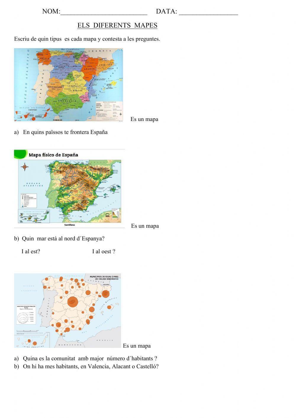 Diferents tipus… | Free Interactive Worksheets | 390015