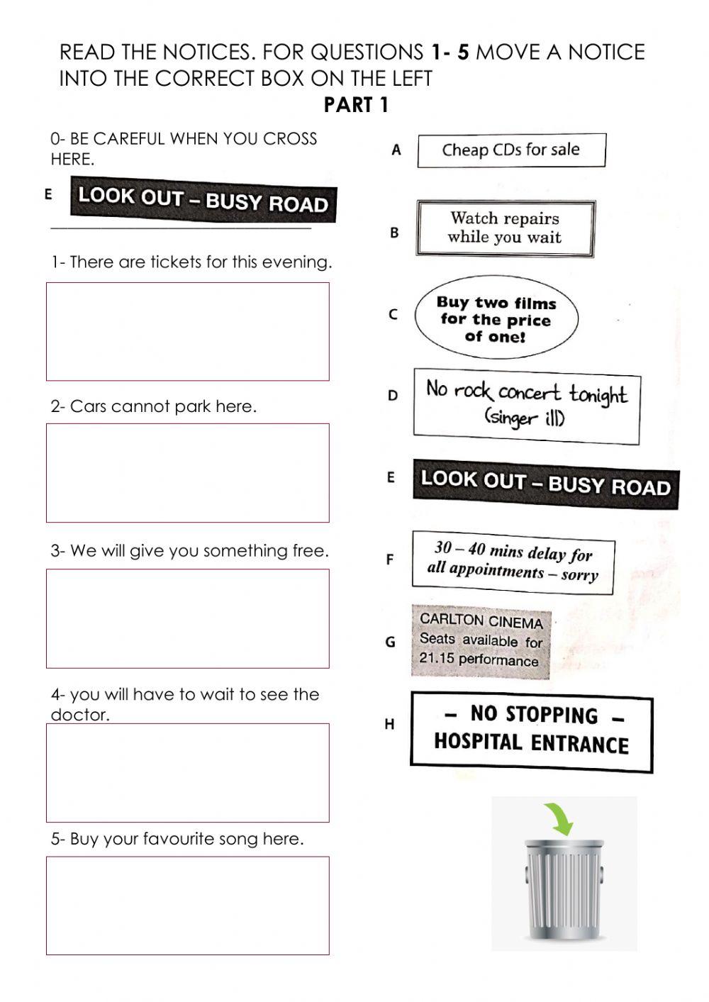 Reading comprehension online exercise for KEY | Live Worksheets