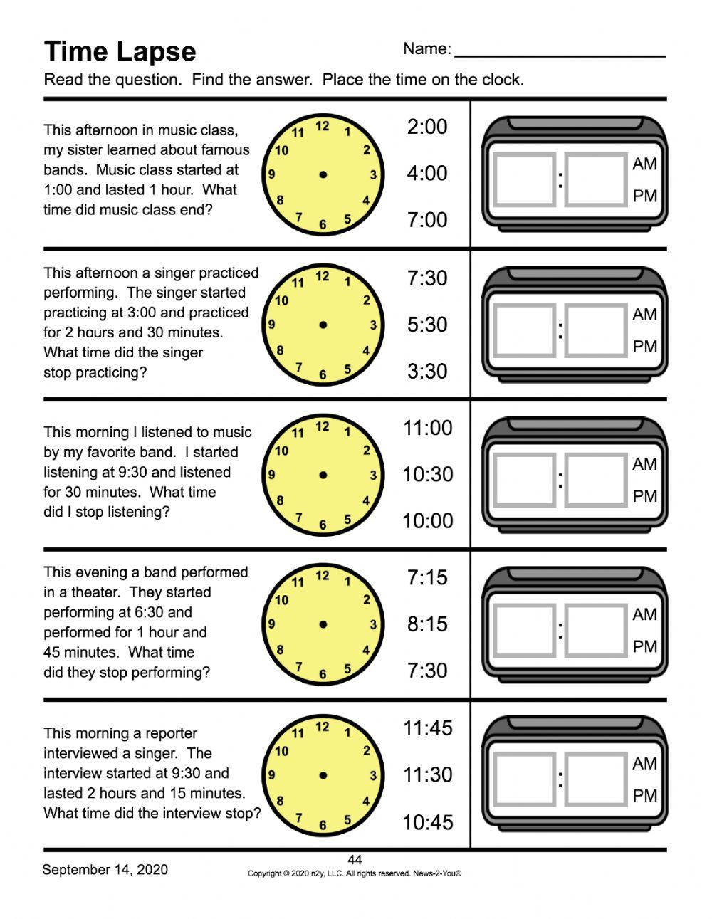N2Y Math 2 | Free Interactive Worksheets | 6088342