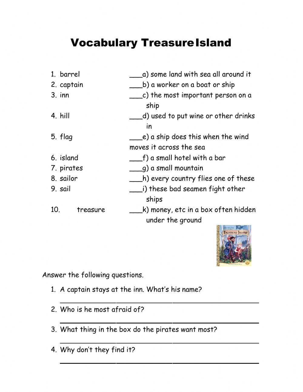 Vocabulary Trea… | Free Interactive Worksheets | 347154