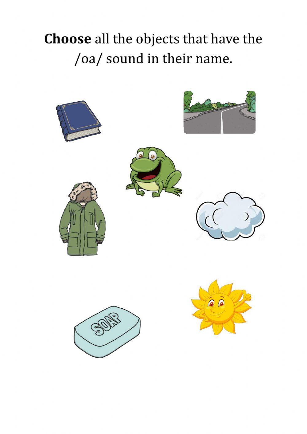 Oa sound activity | Live Worksheets