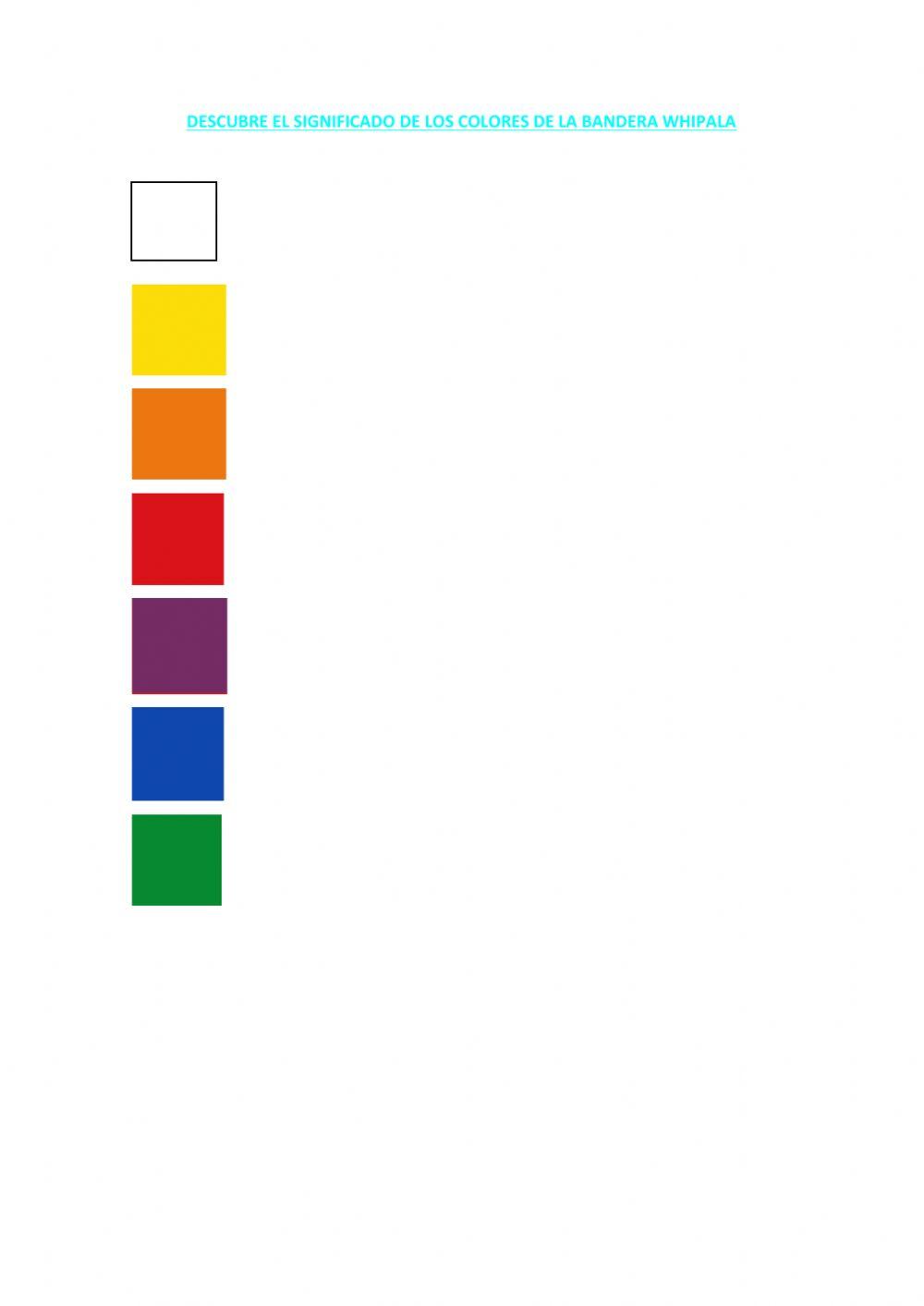 Whipala worksheet | Live Worksheets