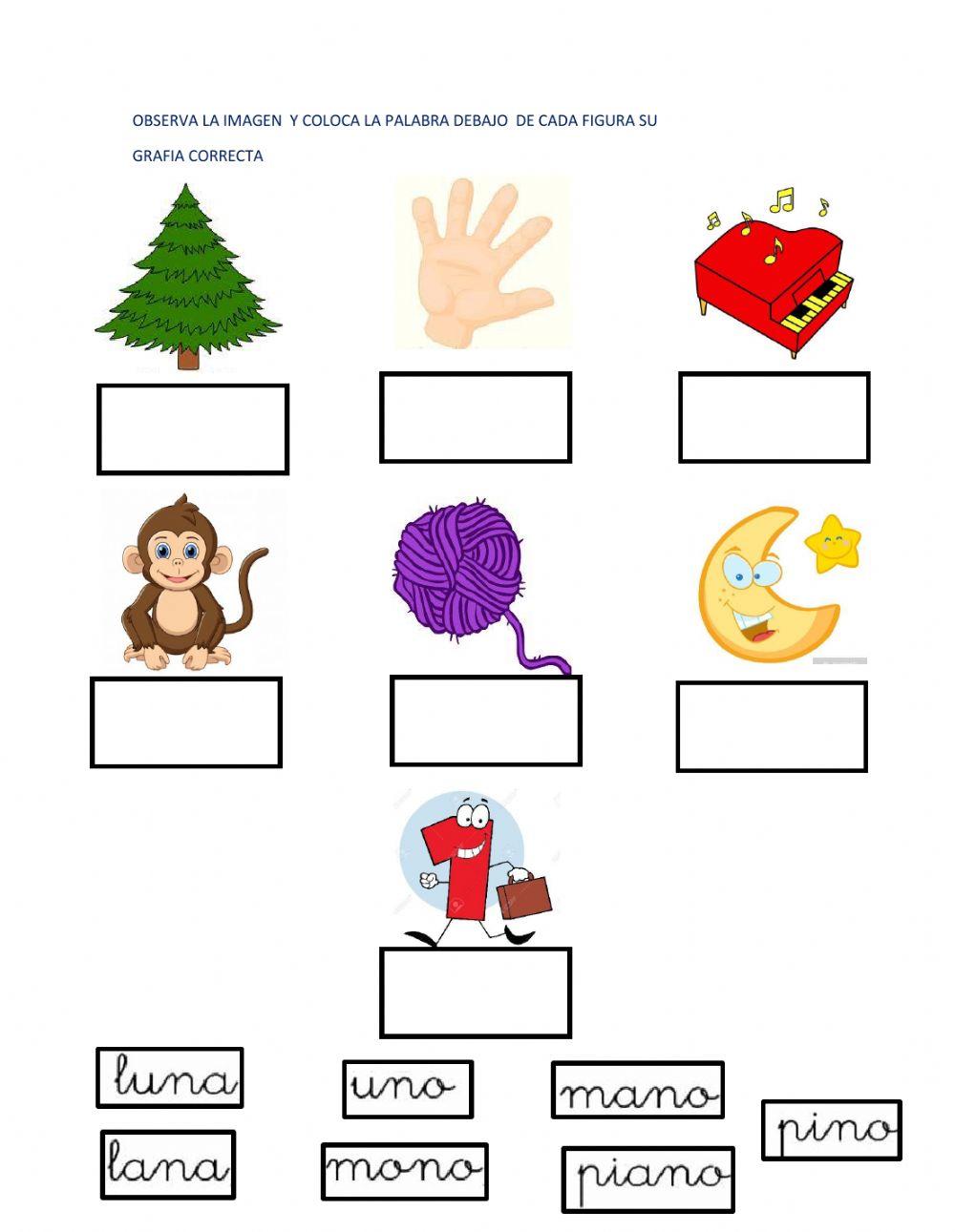 fonema n | Free Interactive Worksheets | 5987676