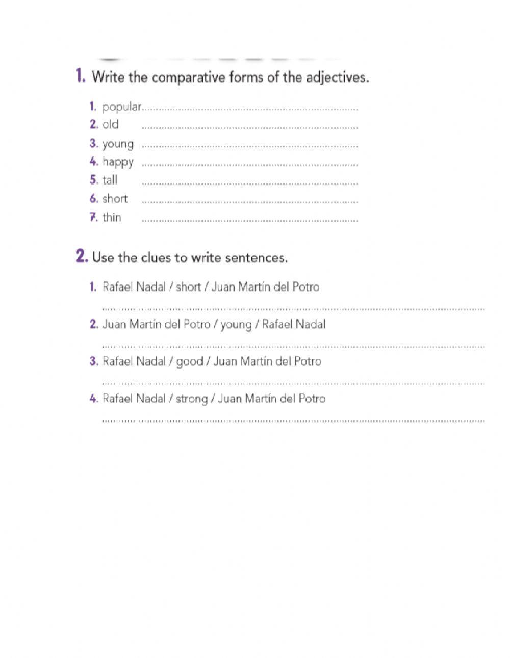Differences activity | Live Worksheets