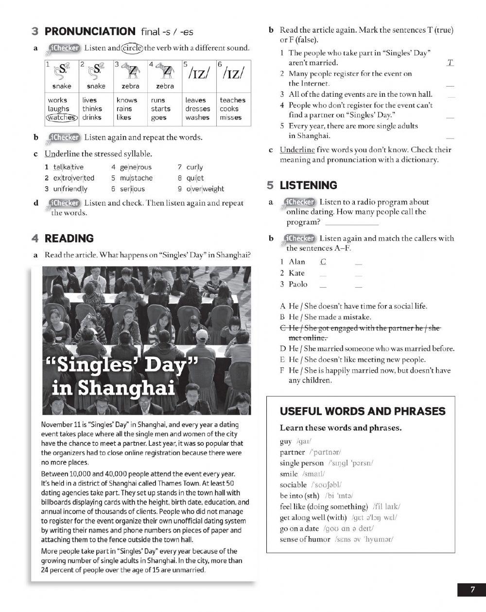 File 1B: Workbook (English 3) online exercise for | Live Worksheets