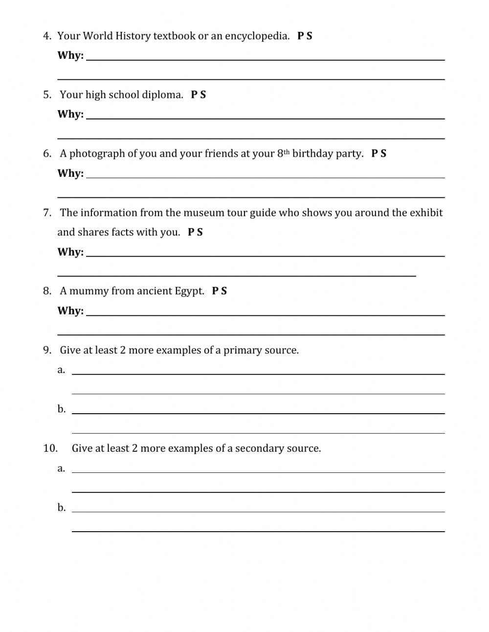 Primary And Secondary Sources Worksheet Live Worksheets primary-and-secondary-sources-worksheet-live-worksheets