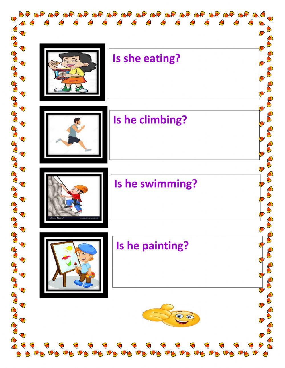 350745 | Present continuous | mariela | LiveWorksheets