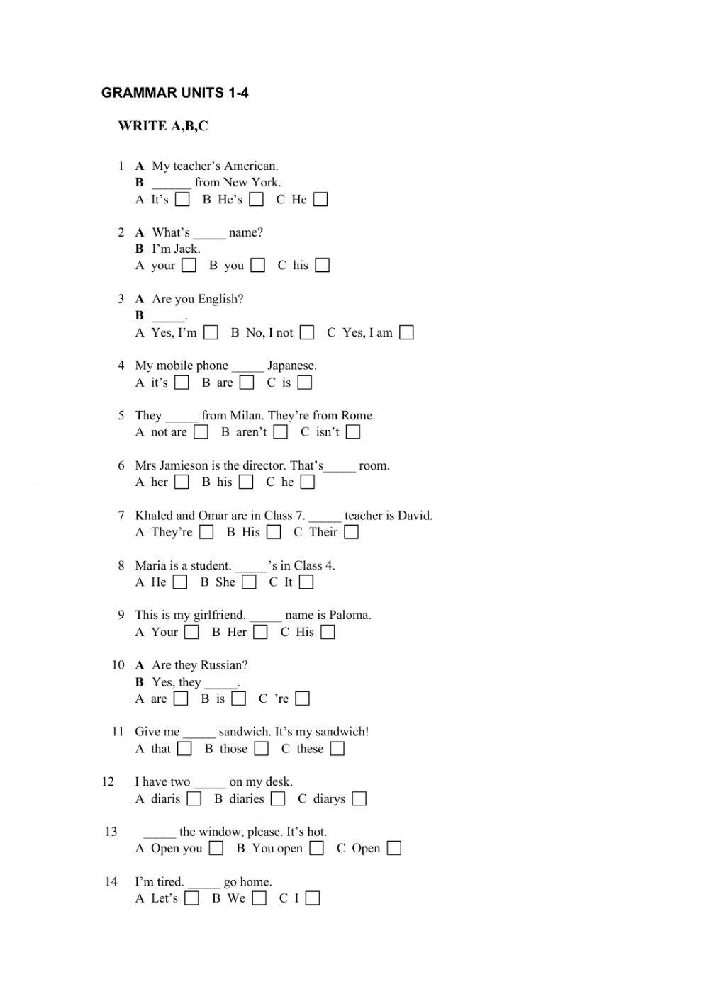 English elementary units1-4 0626 | isabelabuonagemma