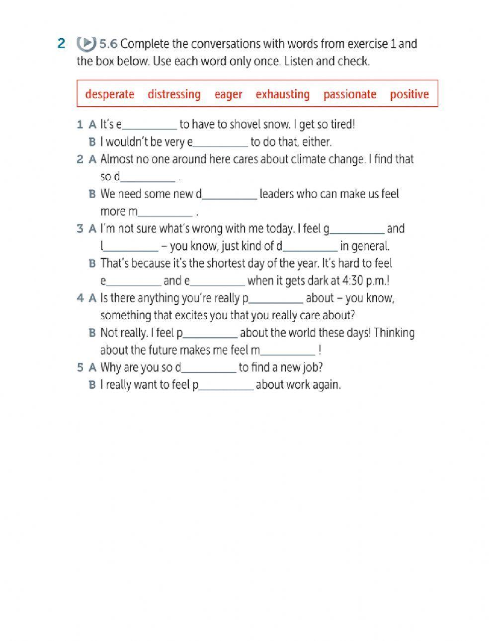 M7-UNIT 5B.WEATHER EFFECTS worksheet | Live Worksheets