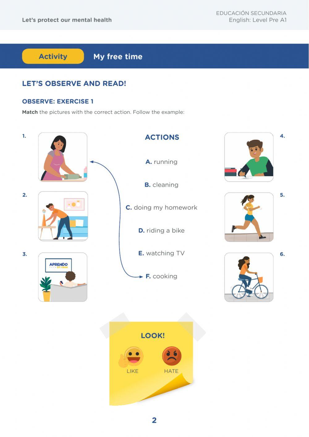 Preferences - l… | Free Interactive Worksheets | 352977