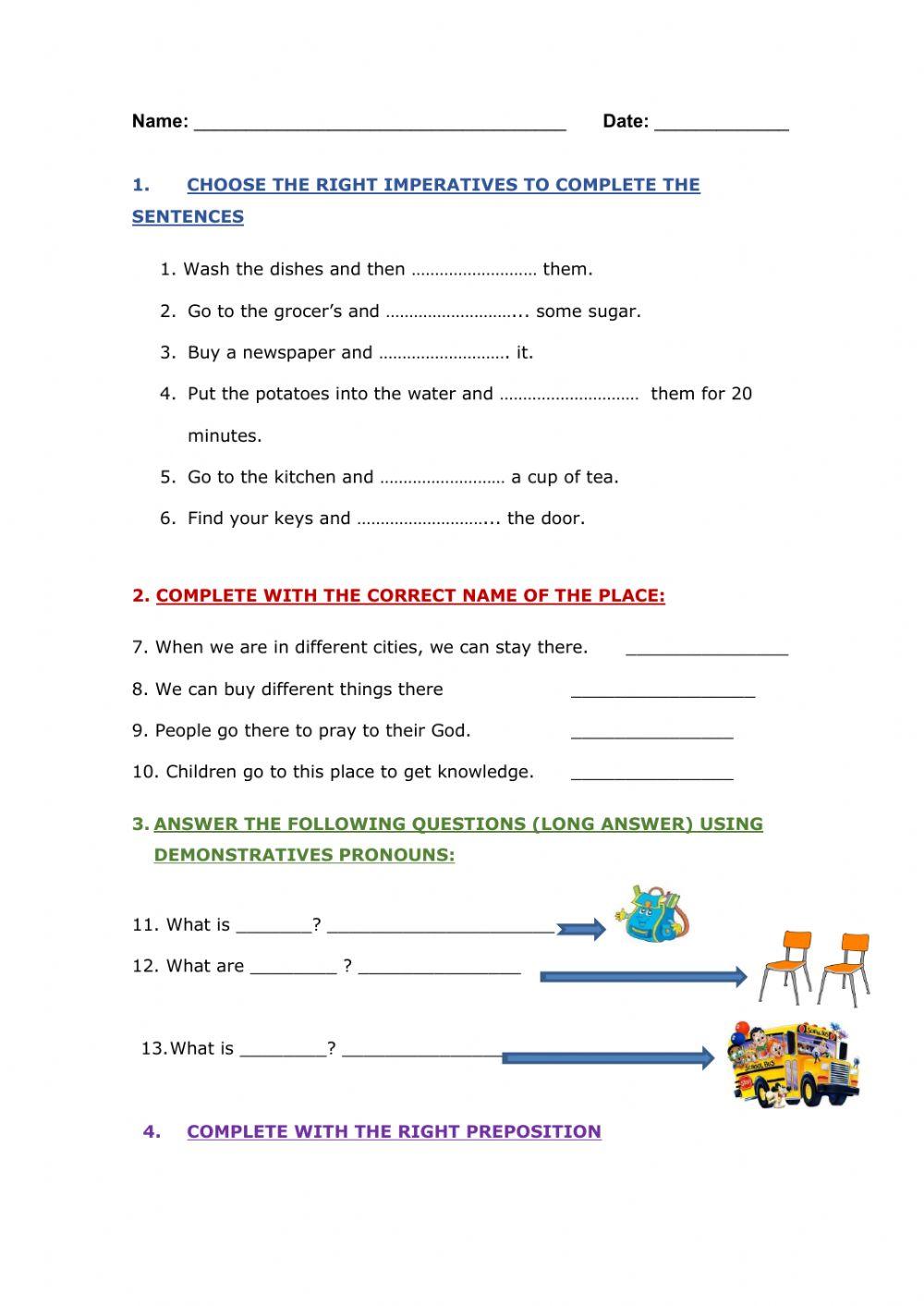 Test 11 activity | Live Worksheets