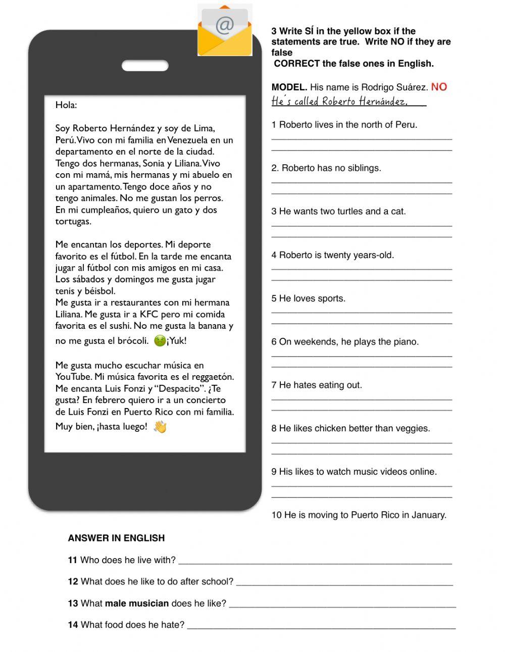 Y9 End of Term READING 2020 worksheet | Live Worksheets