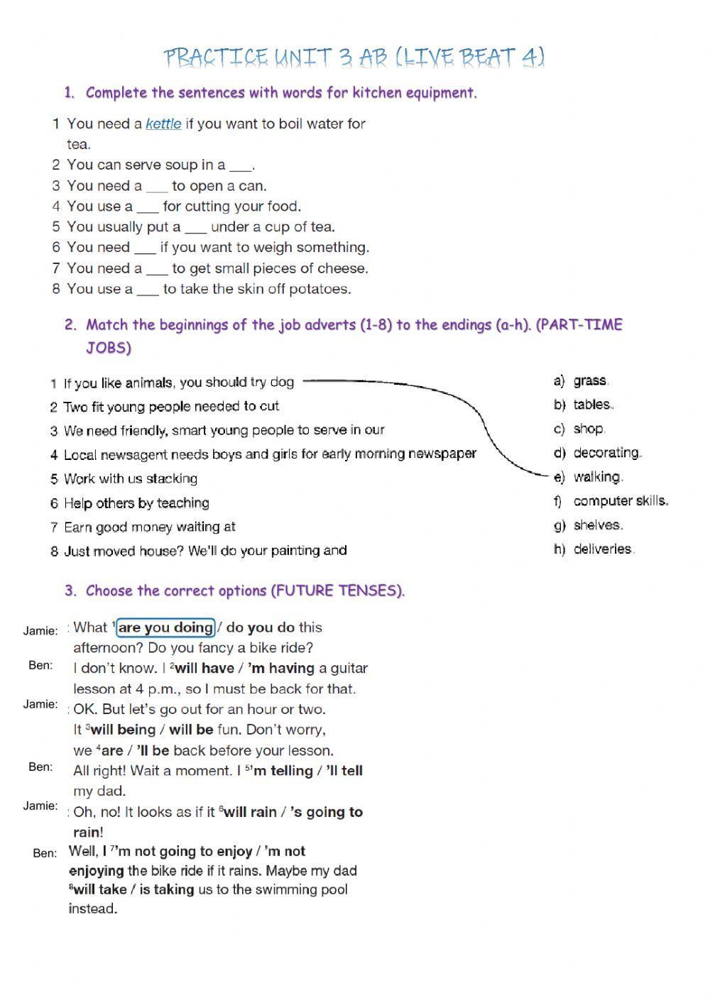 You must be quiet worksheet | Live Worksheets