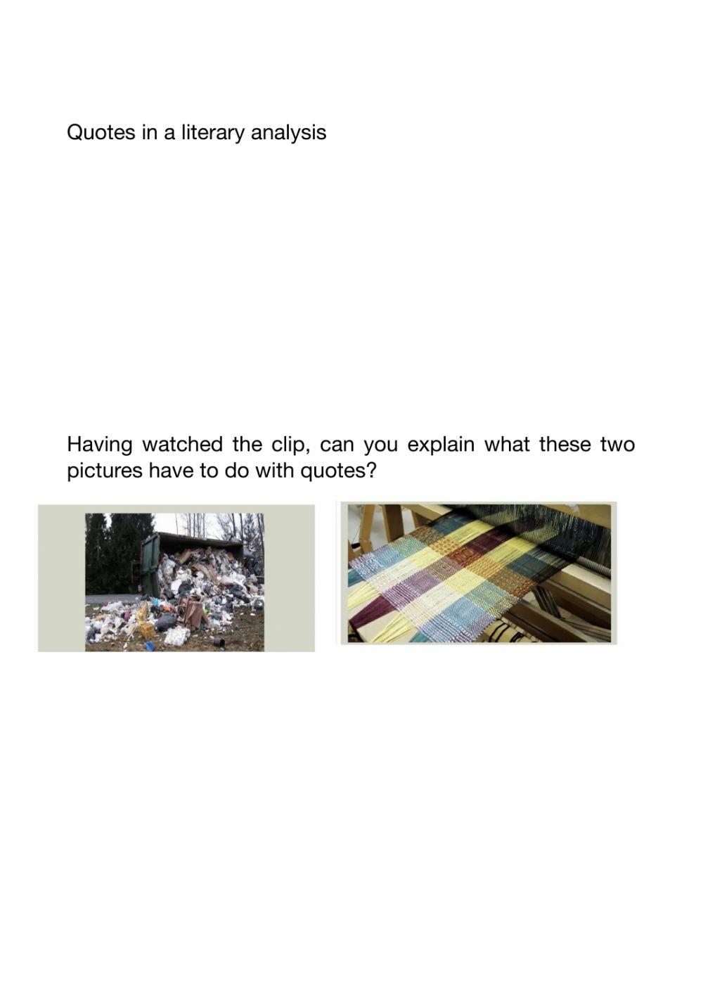 How to quote | DGA | Live Worksheets