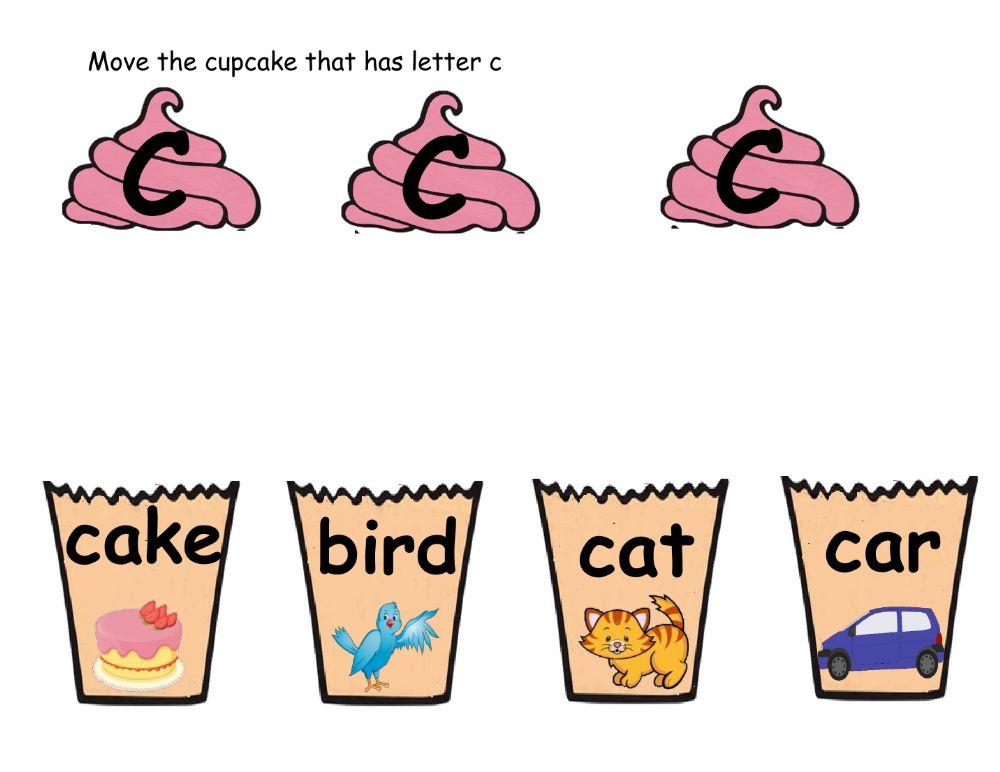 letter c online exercise for | Live Worksheets