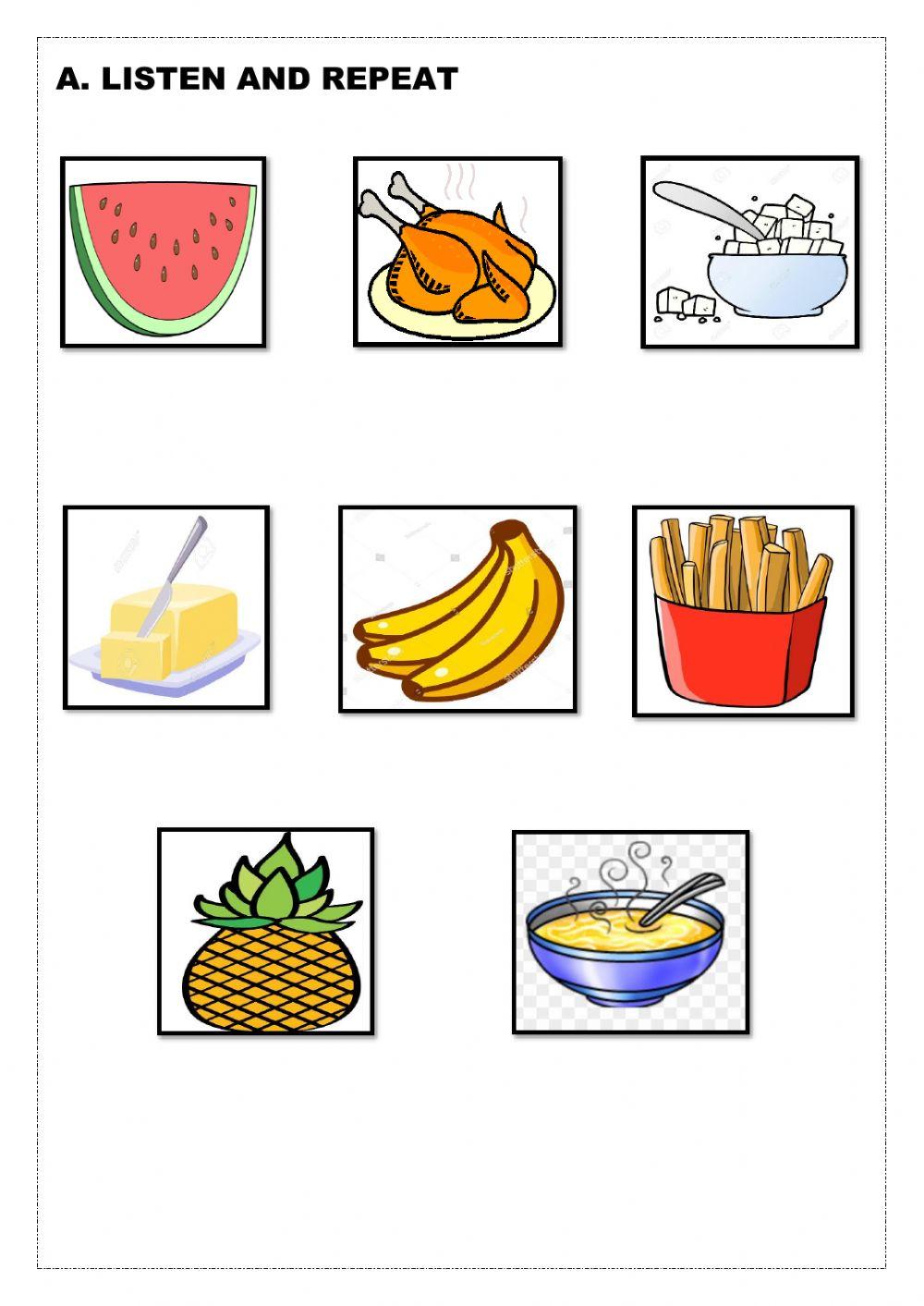 Listen, reoeat,… | Free Interactive Worksheets | 354663
