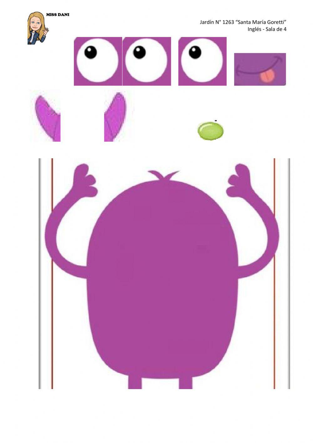 My Face interactive activity for kinder | Live Worksheets