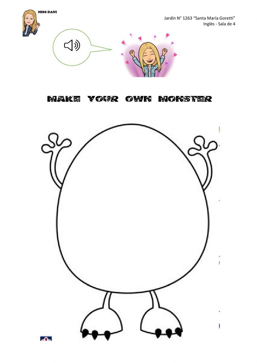 My Face interactive activity for kinder | Live Worksheets