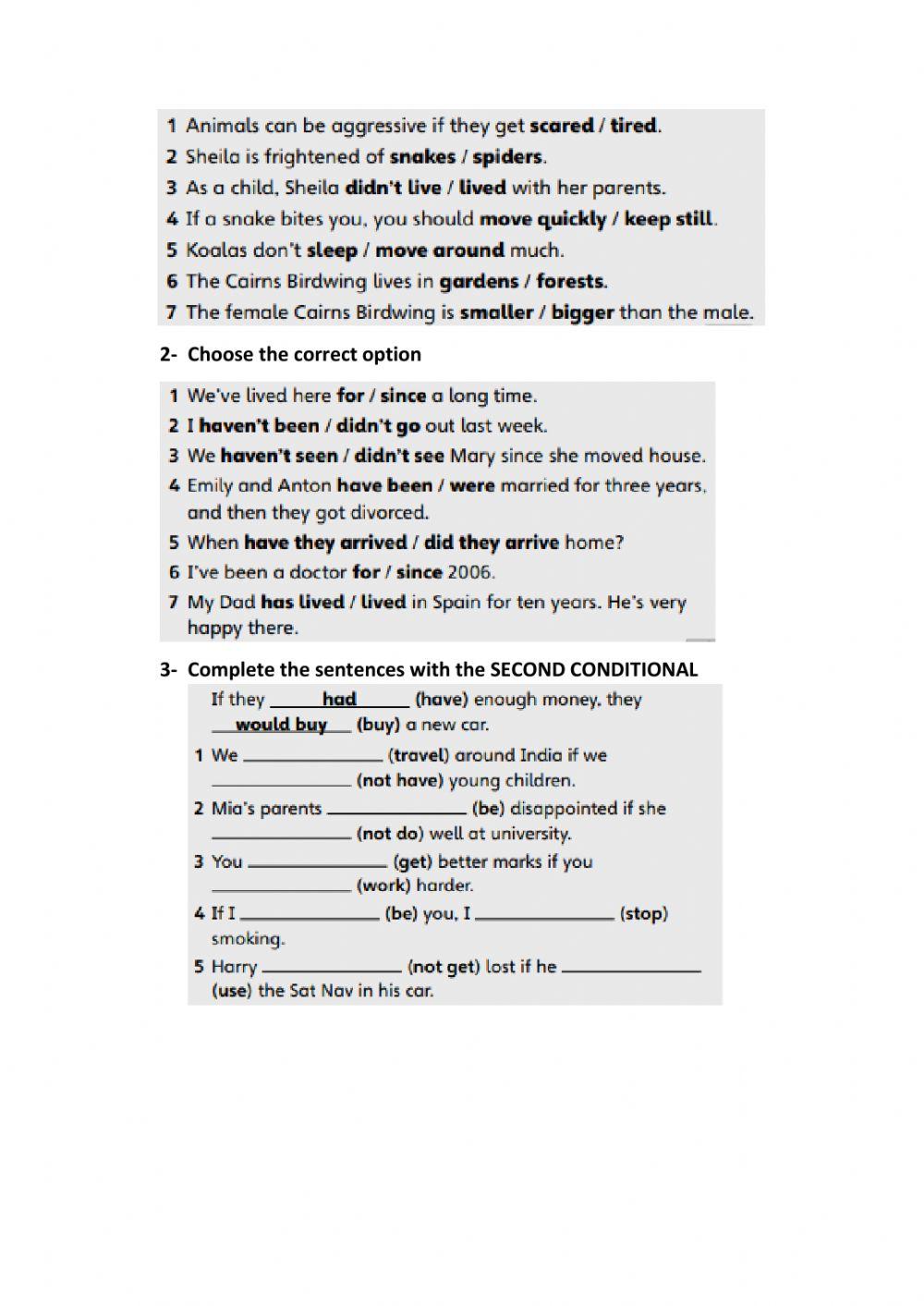 Unit 9 final activity worksheet | Live Worksheets
