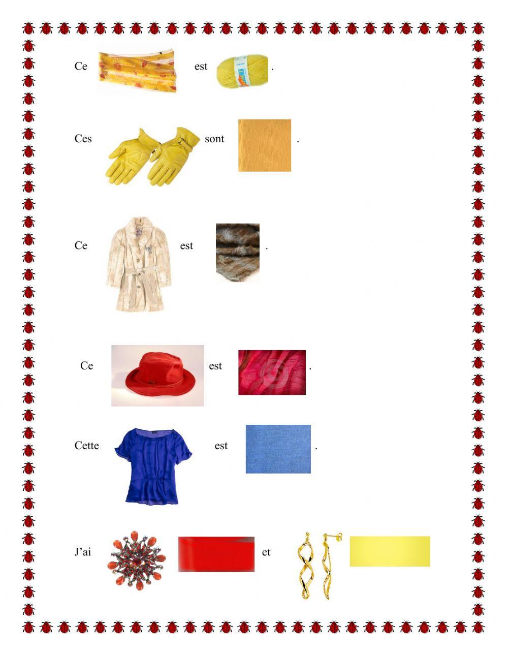 Ma robe. 4599147 | Fetcu Mihaela Elena | Live Worksheets