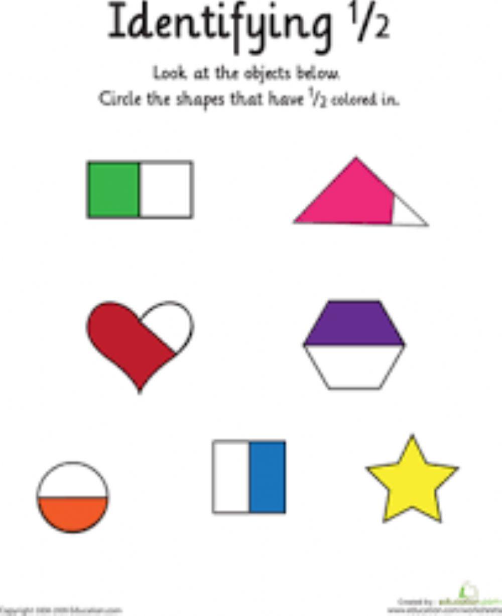 halves fraction online exercise for | Live Worksheets