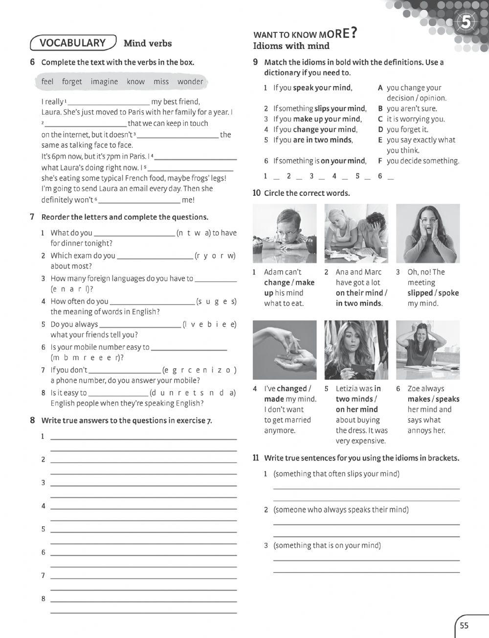 6352031 | Unit 5: Vocabulary Mind Verbs | Anonymous