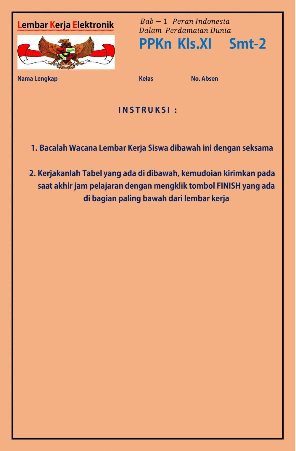 Materi Kls. XI Semester-2 Bab-2 worksheet | Live Worksheets