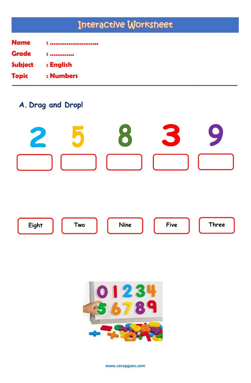 LKS interaktif tentang Numbers activity | Live Worksheets