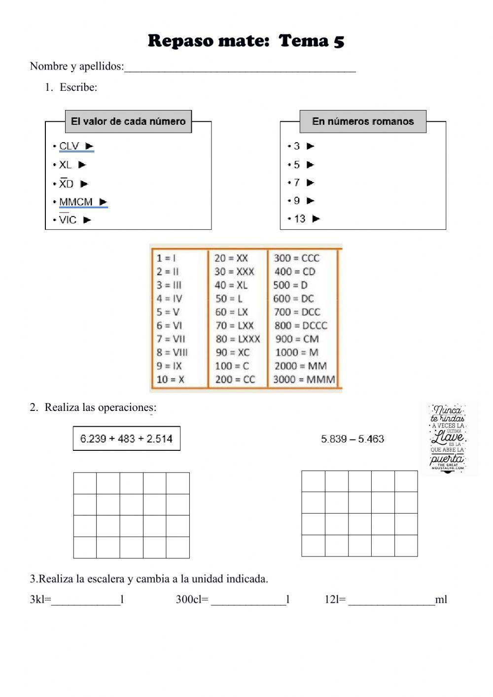 Reliquia tema 5 mate 1112 | Classvalde | Live